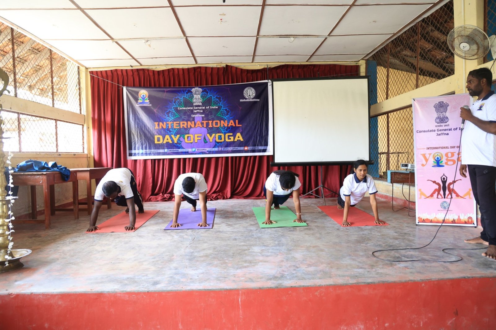 CGI, Jaffna holds historic first yoga day celebrations in Delft Island ...